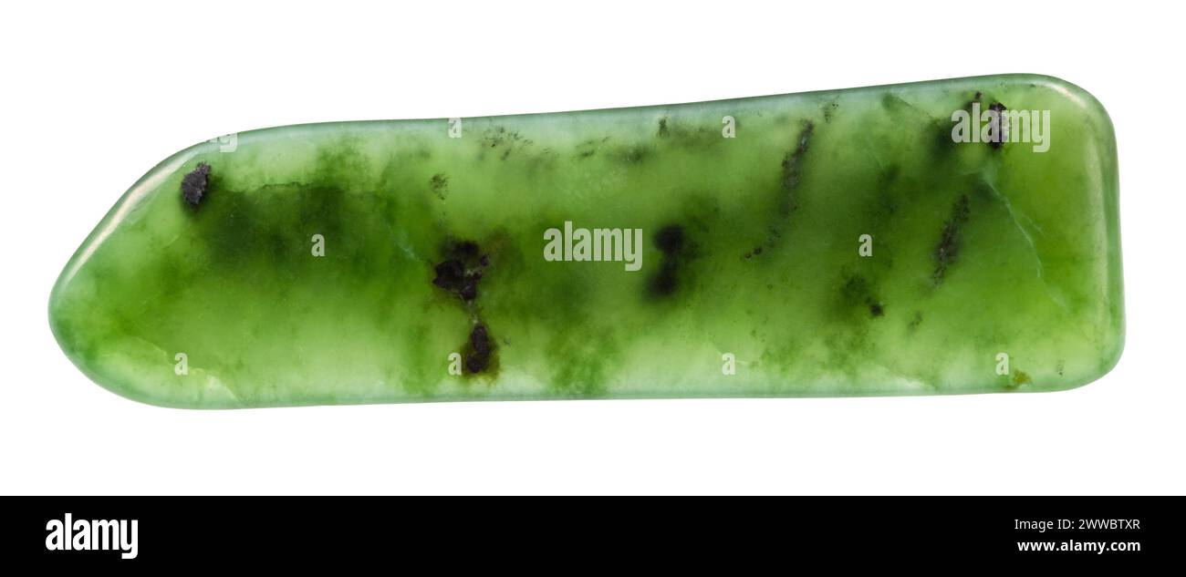 close up of sample of natural stone from geological collection ...