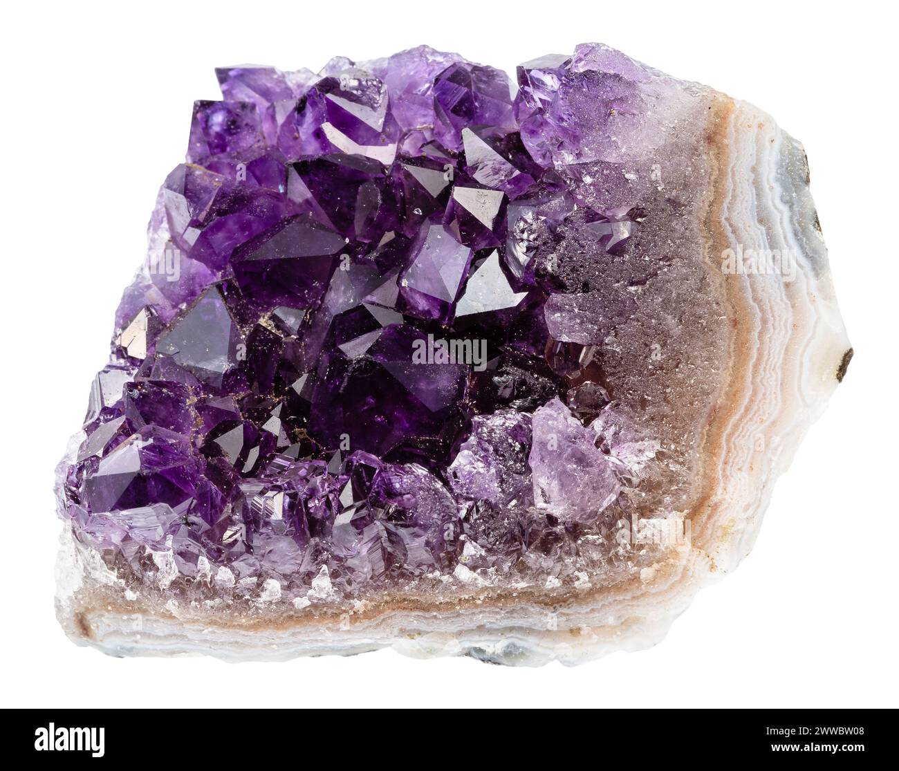 Quartz crystals mineral sample hi-res stock photography and images - Alamy