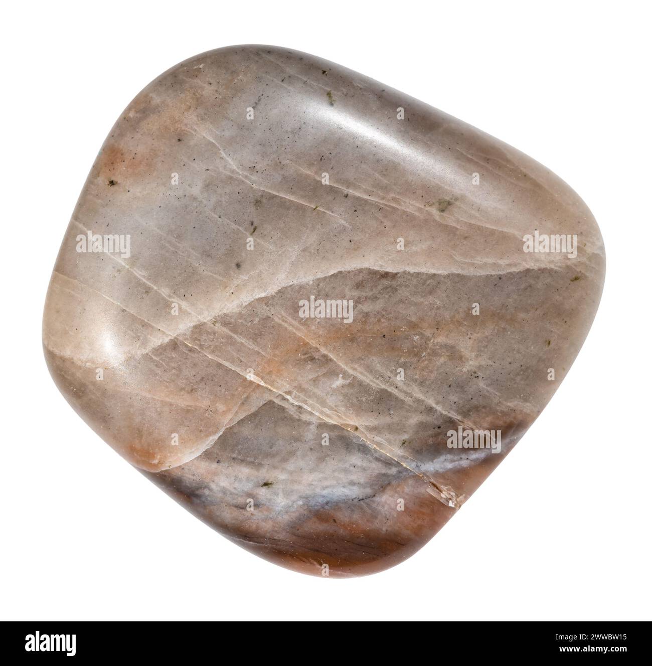 close up of sample of natural stone from geological collection ...