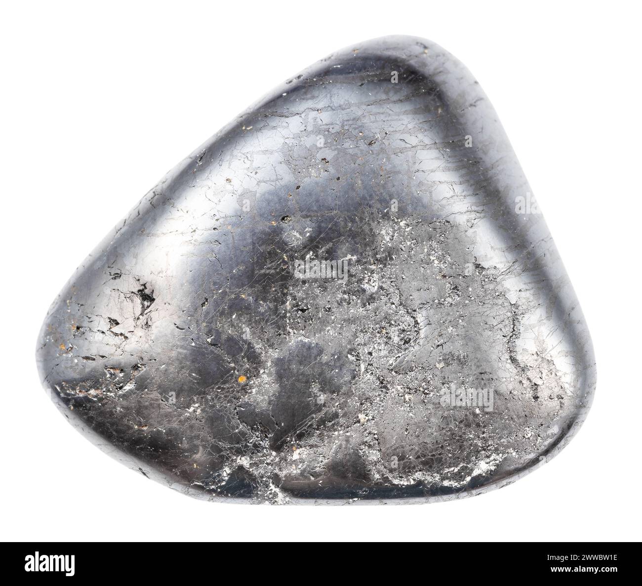 close up of sample of natural stone from geological collection ...