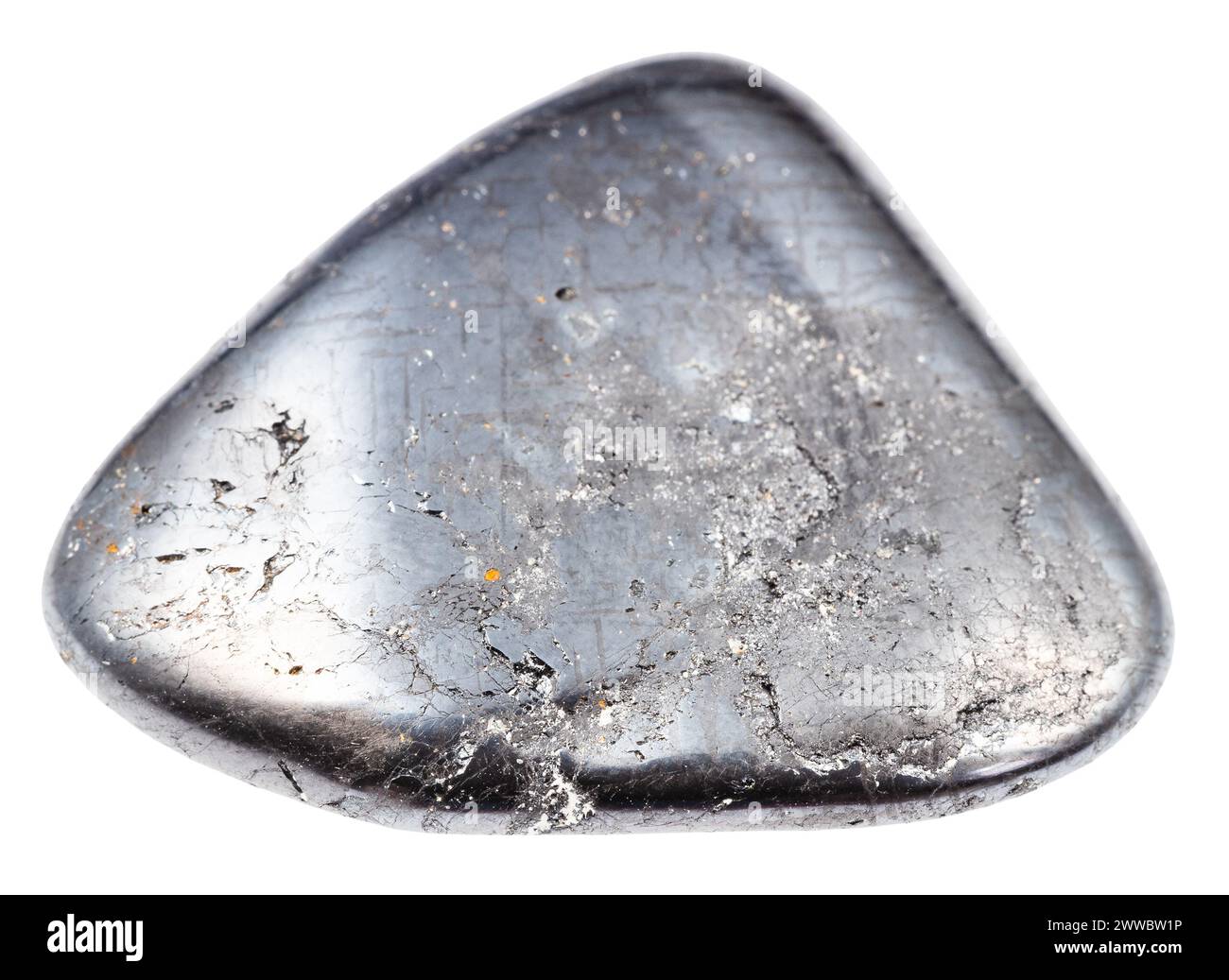 close up of sample of natural stone from geological collection ...