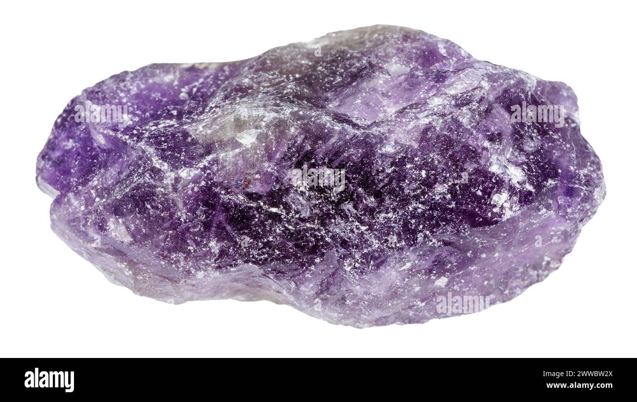 close up of sample of natural stone from geological collection ...