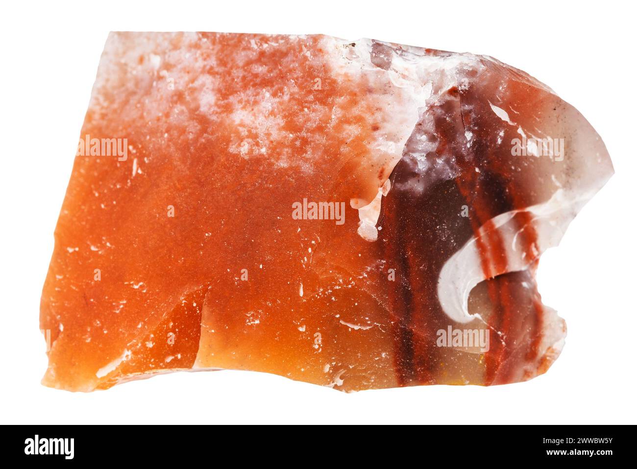 close up of sample of natural stone from geological collection - raw ...