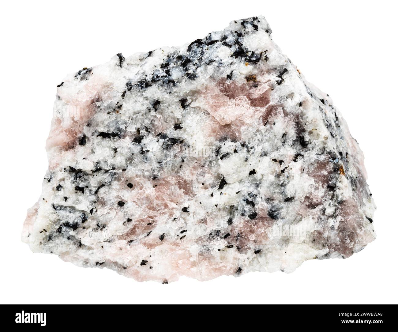 close up of sample of natural stone from geological collection ...