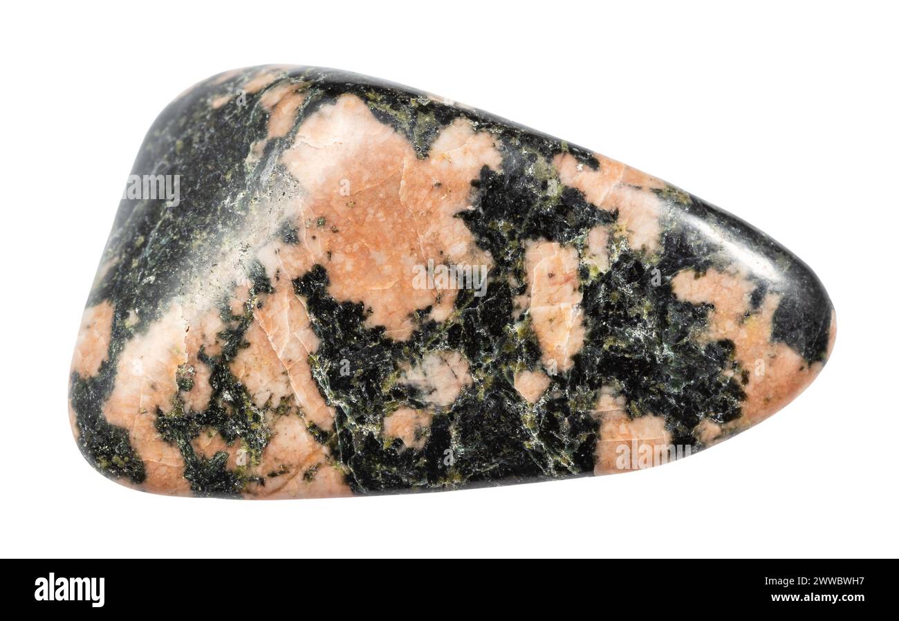 close up of sample of natural stone from geological collection ...