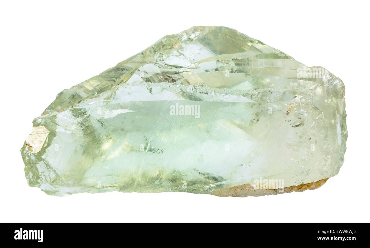 close up of sample of natural stone from geological collection ...