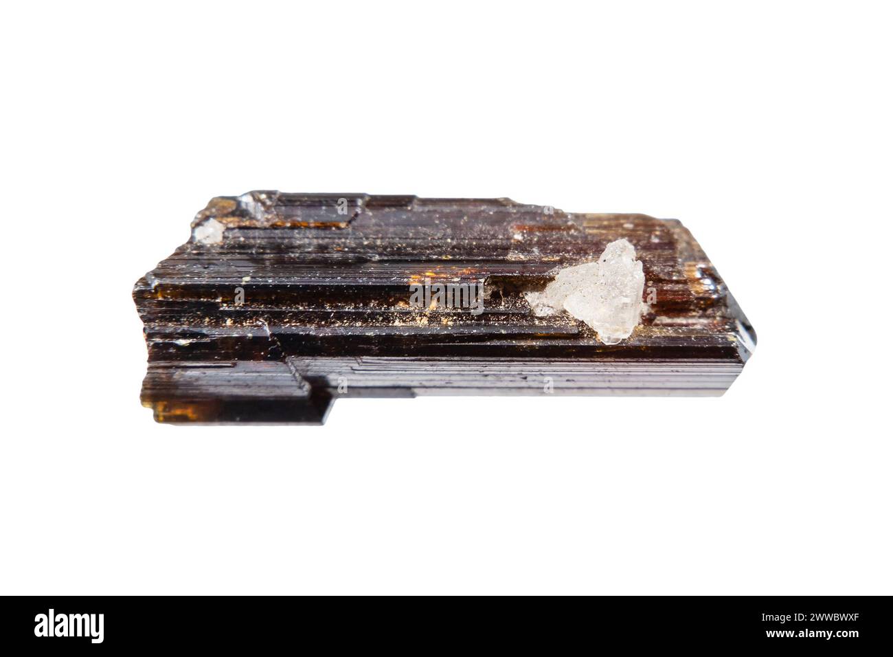 close up of sample of natural stone from geological collection - raw ...