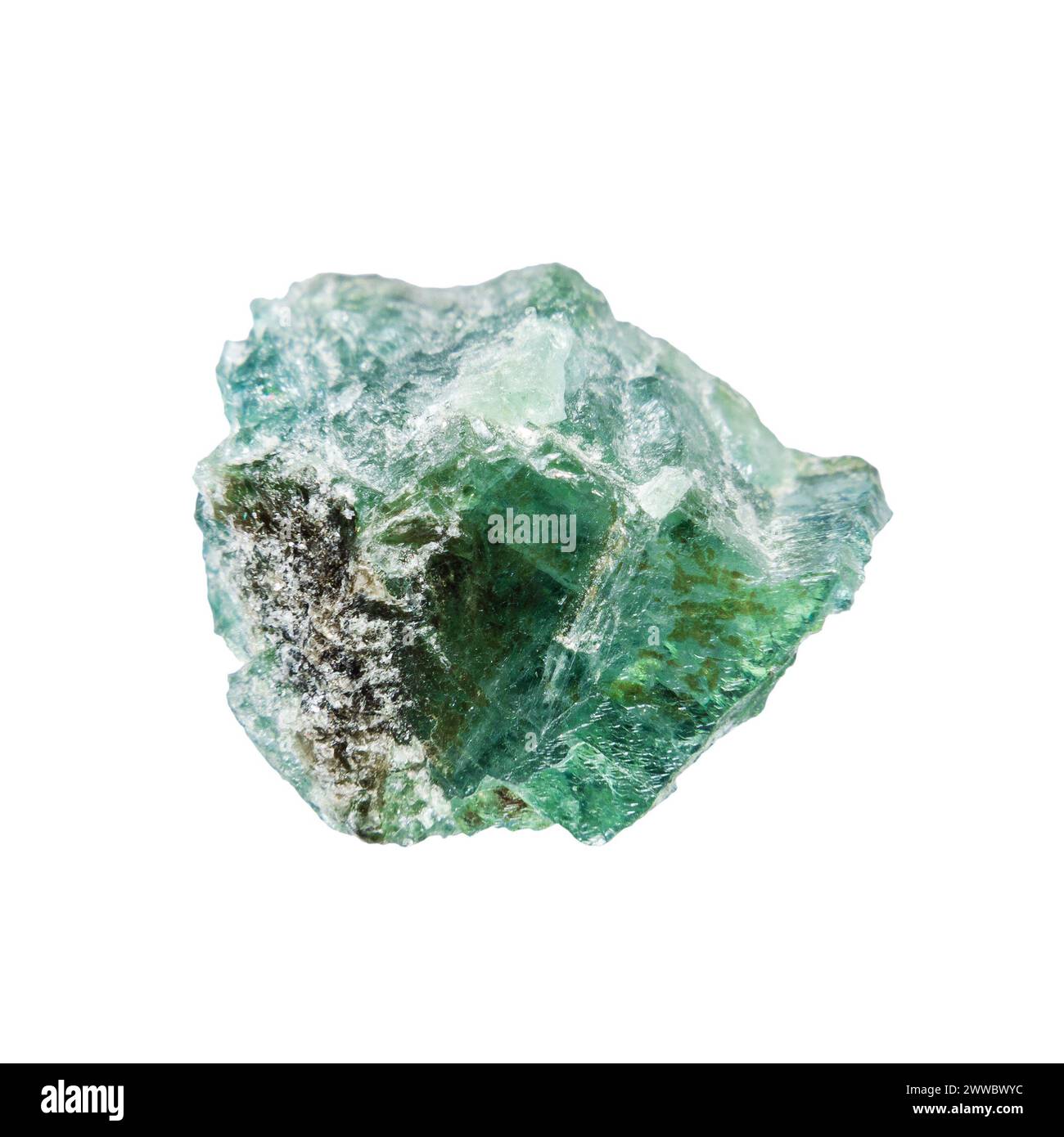 close up of sample of natural stone from geological collection ...