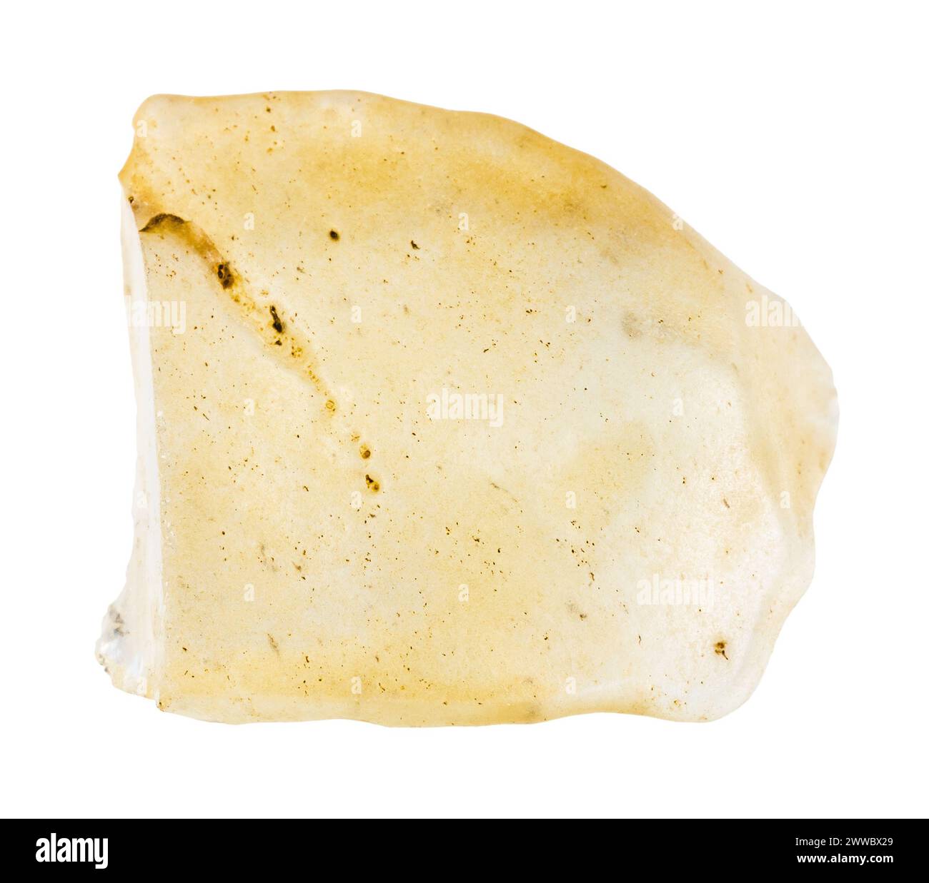 close up of sample of natural stone from geological collection ...