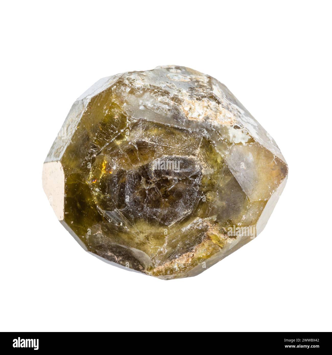 close up of sample of natural stone from geological collection - single ...