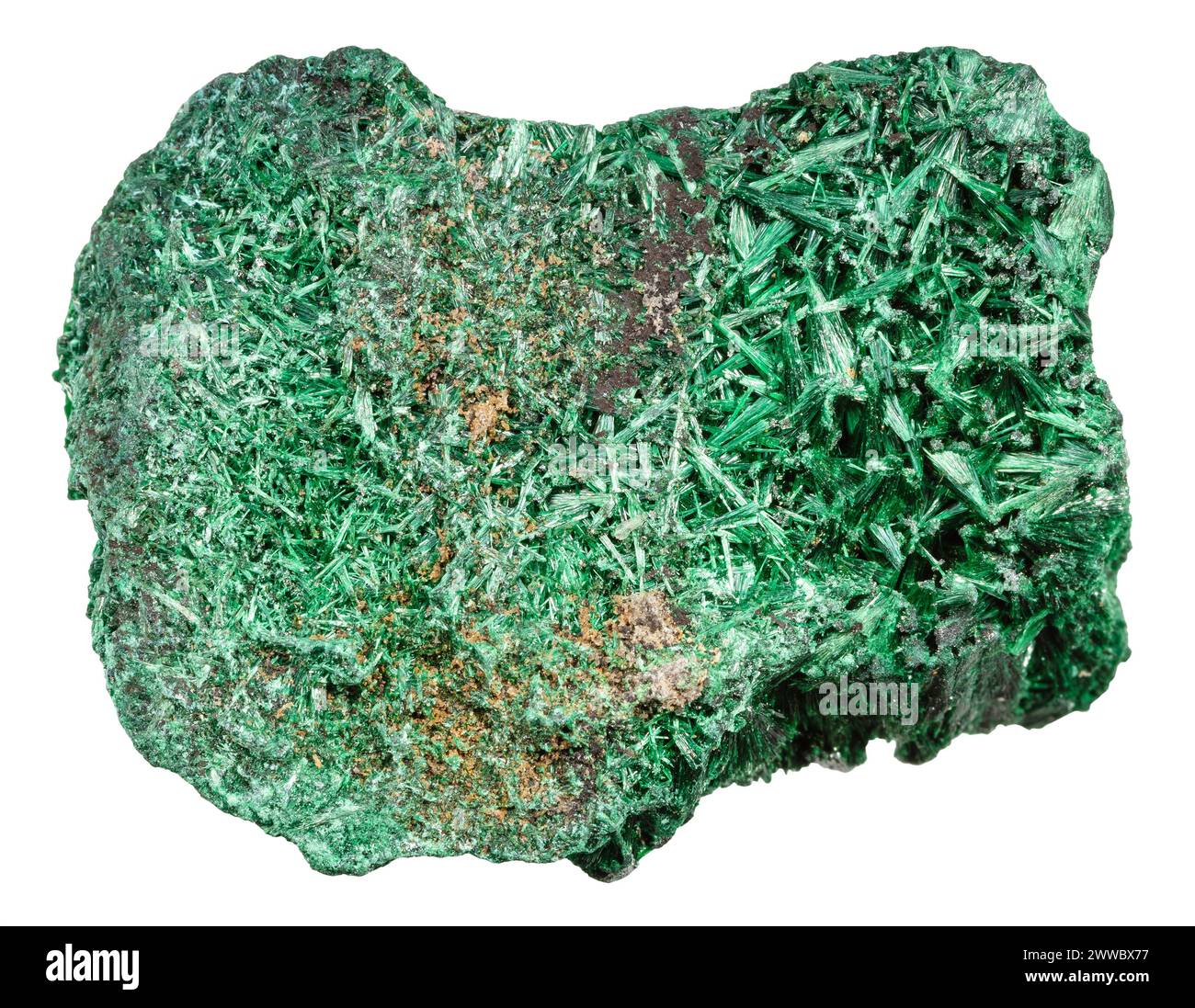 close up of sample of natural stone from geological collection - rough ...