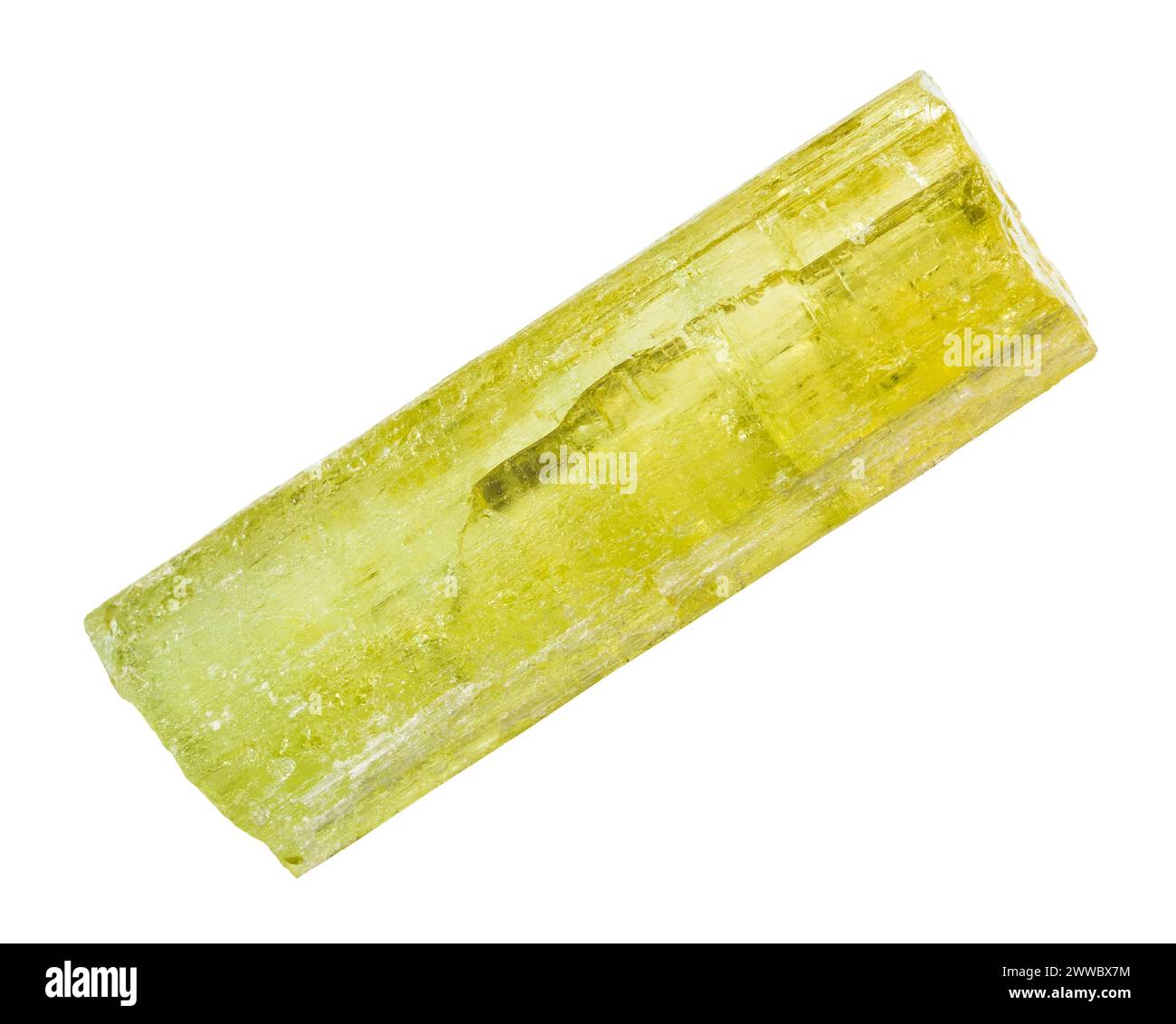 close up of sample of natural stone from geological collection - yellow ...