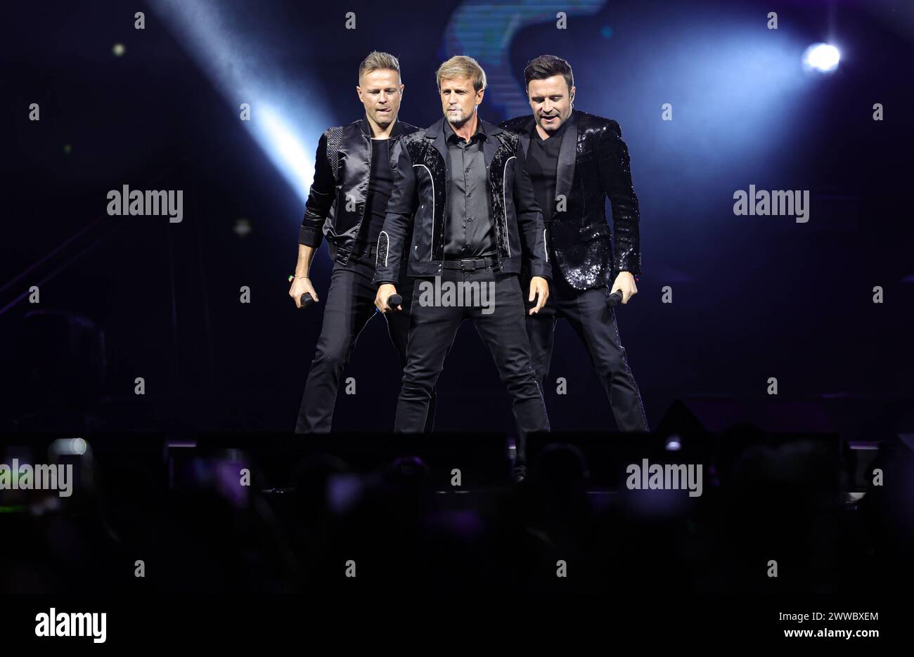 Irish pop group Westlife In Concert Of Their Wild Dreams Tour March 22 ...