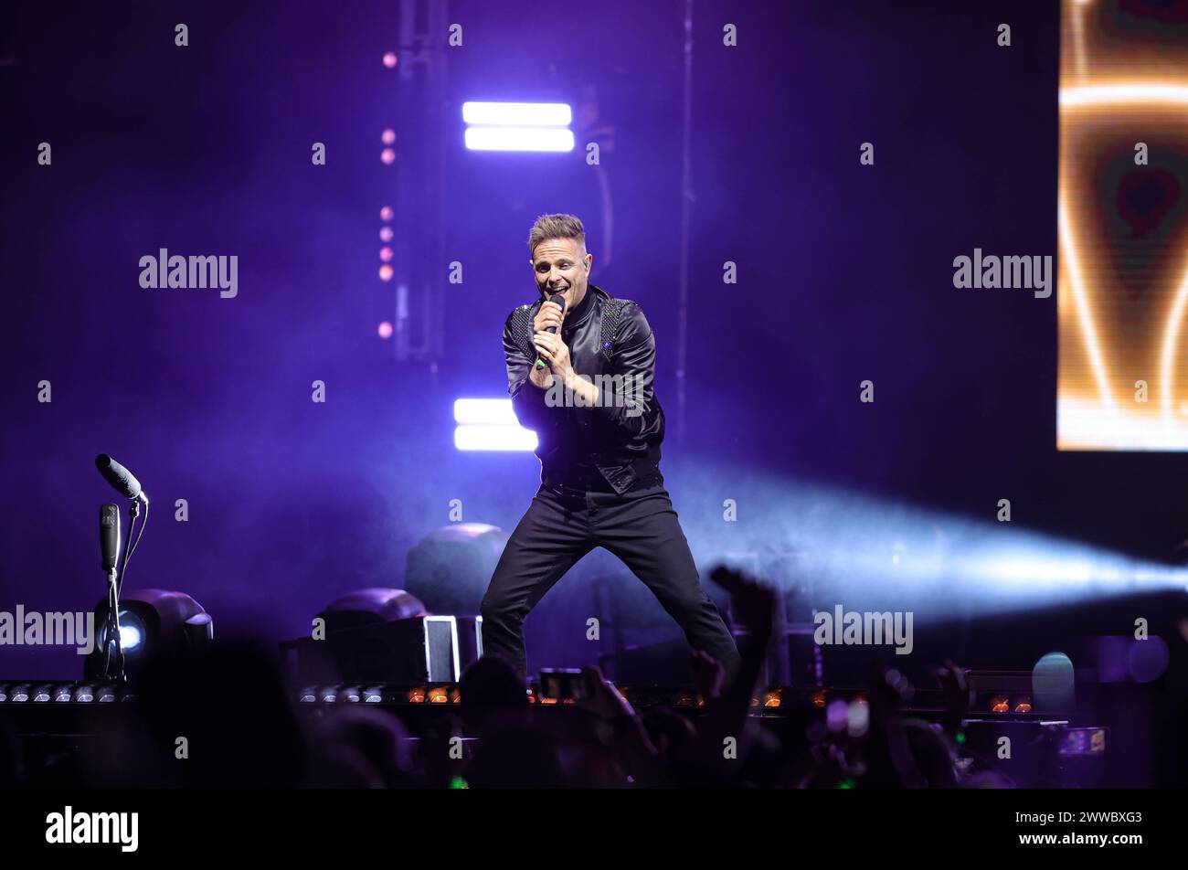 Irish pop group Westlife In Concert Of Their Wild Dreams Tour March 22 ...