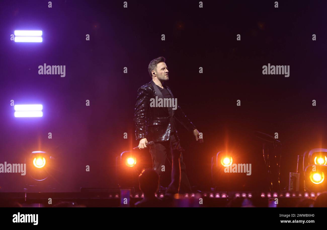 Irish pop group Westlife In Concert Of Their Wild Dreams Tour March 22 ...