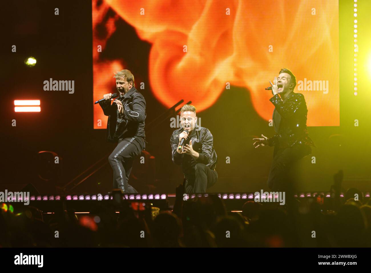 Irish pop group Westlife In Concert Of Their Wild Dreams Tour March 22 ...