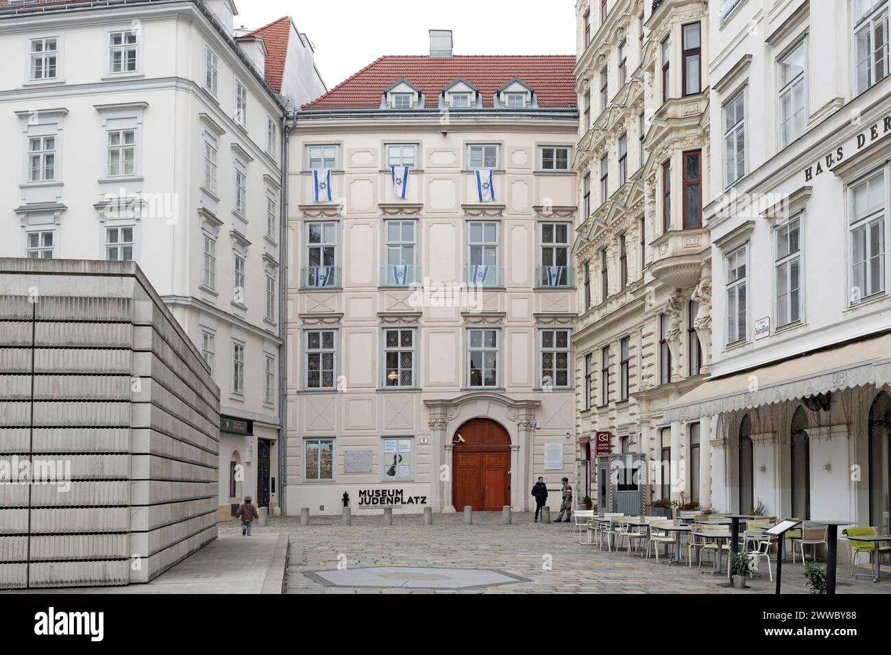 Jewish Museum On Judenplatz, Vienna, Austria Stock Photo - Alamy