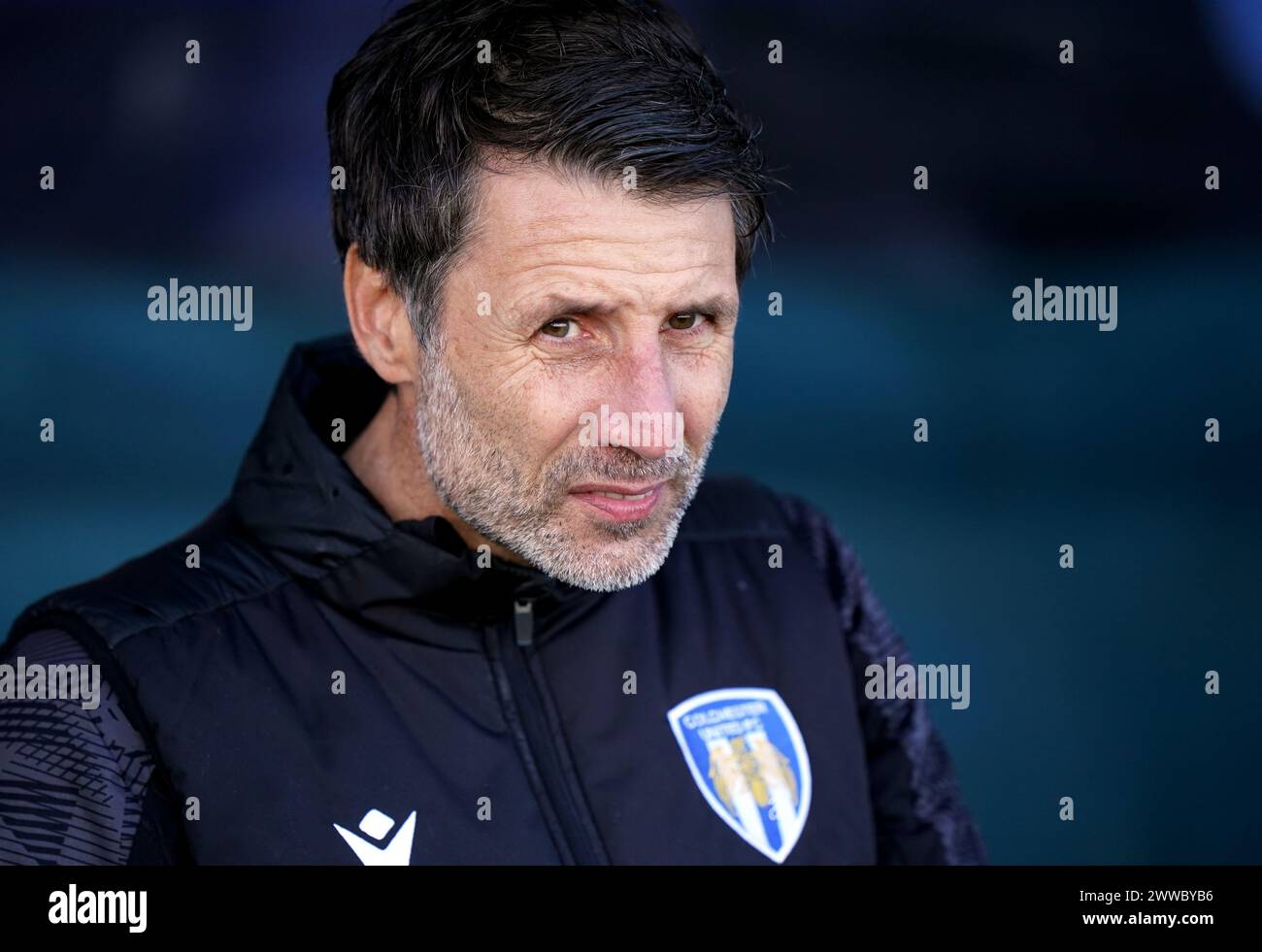 Colchester United manager Danny Cowley ahead of the Sky Bet League Two ...