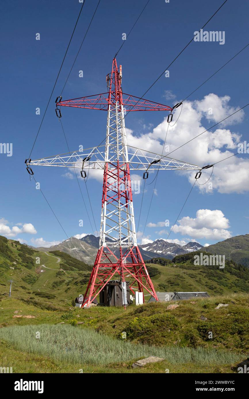 High voltage power lines pass hi-res stock photography and images - Alamy