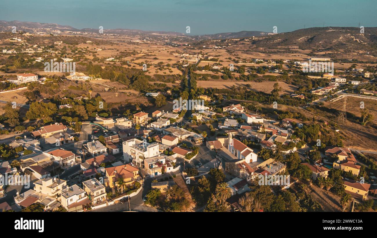 Cyprus village aerial hi-res stock photography and images - Alamy