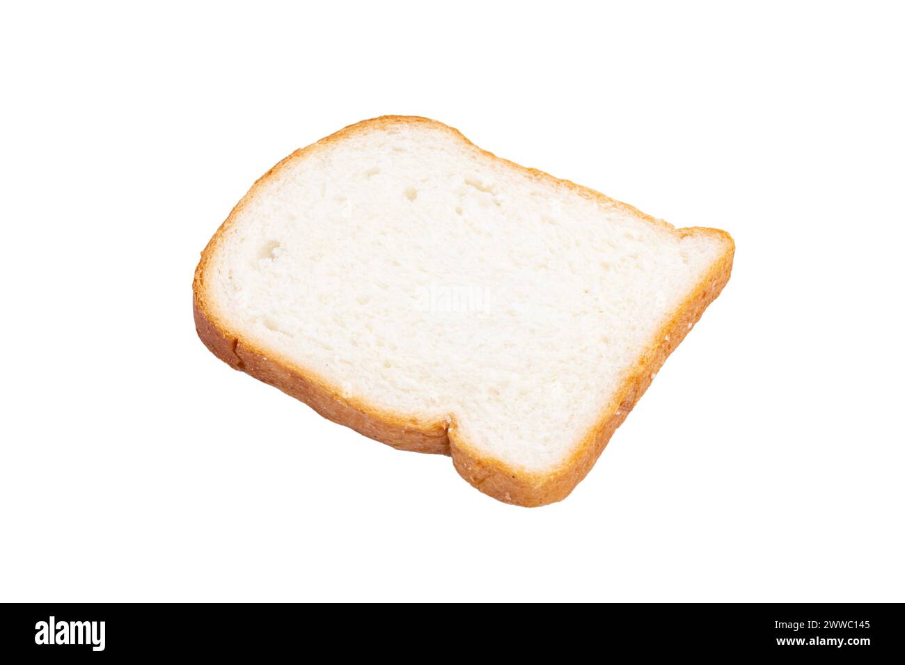 White single bread on white isolated background Stock Photo - Alamy