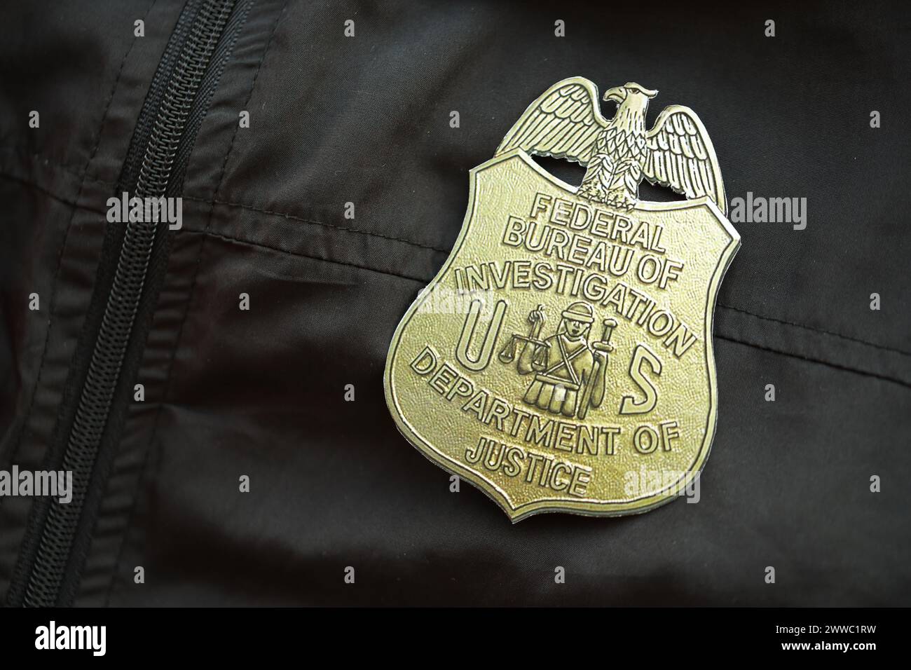 KYIV, UKRAINE - MARCH 9, 2024 US FBI Federal Bureau of Investigation ...