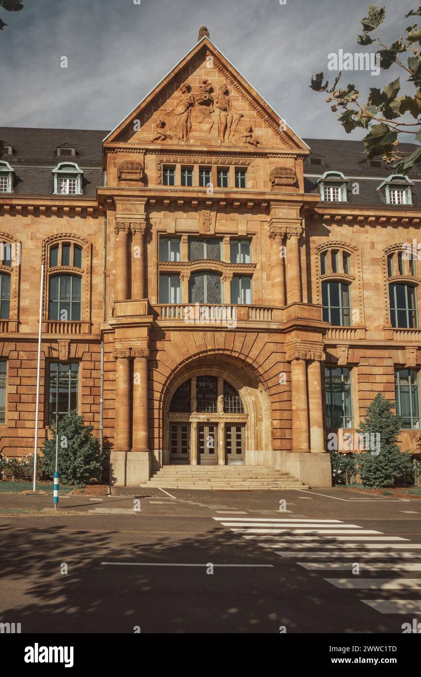 Old headquarters building of Bayer Leverkusen germany Stock Photo - Alamy