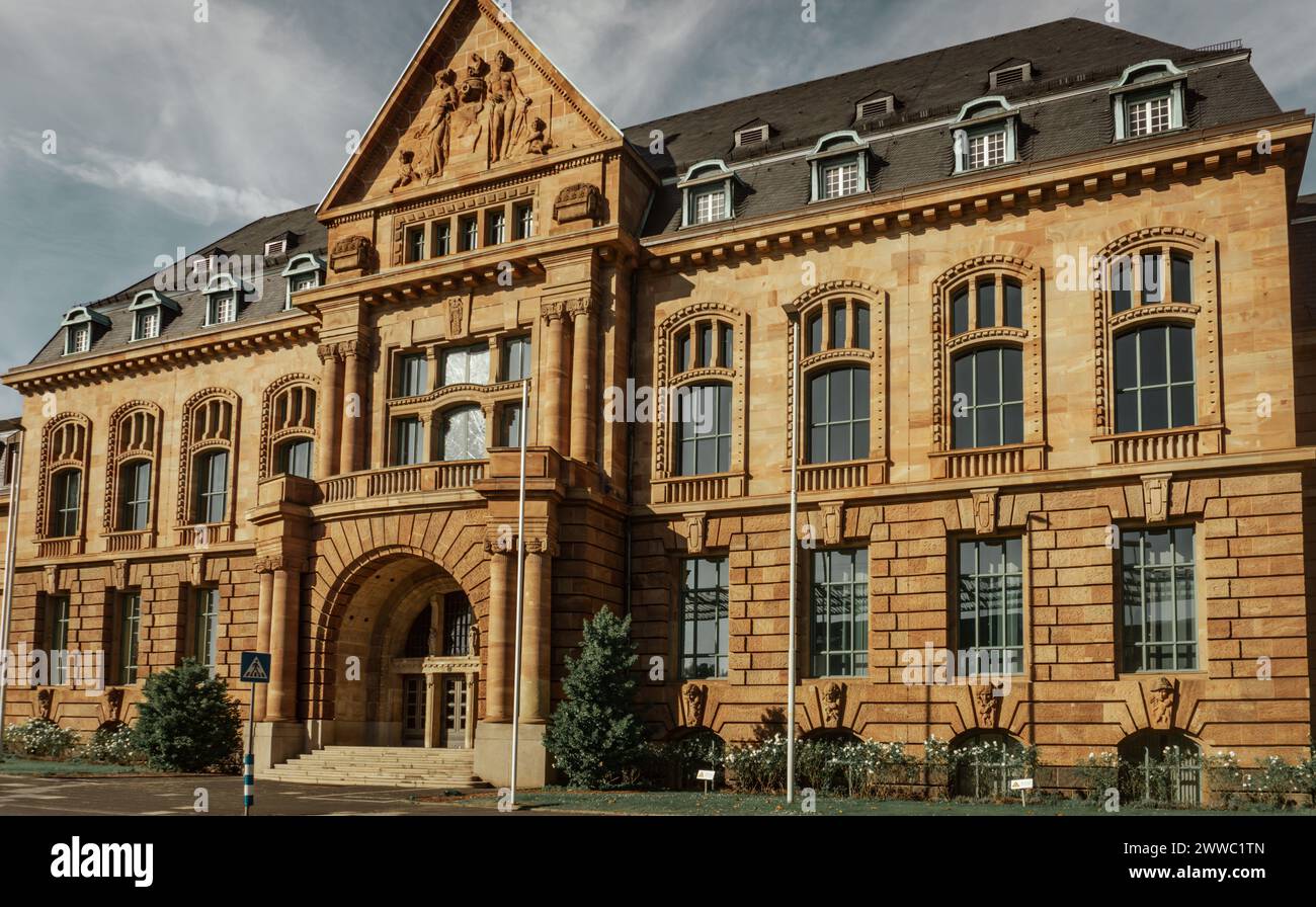 Old headquarters building of Bayer Leverkusen germany Stock Photo - Alamy