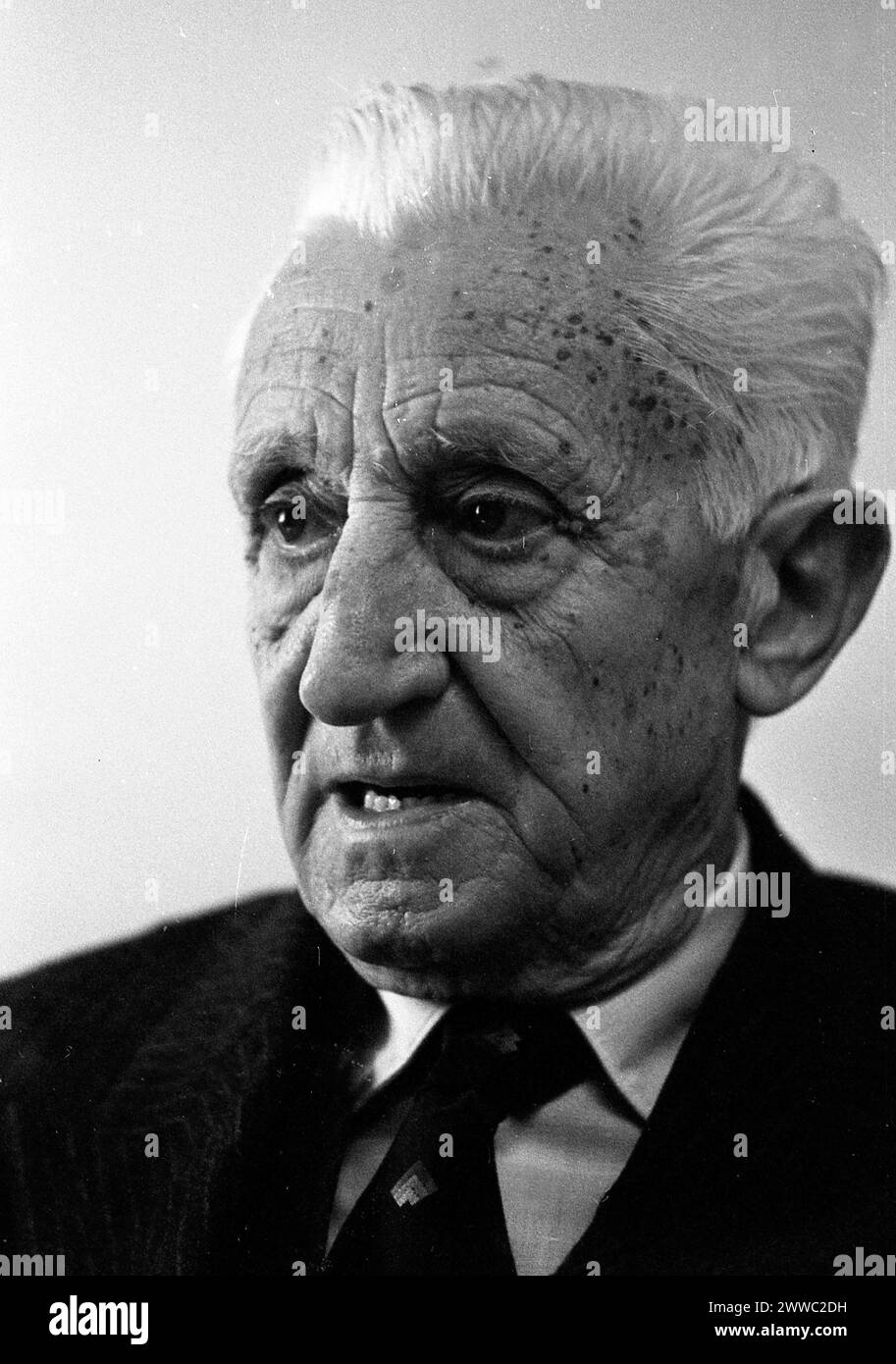Argentine politician and former president Arturo Umberto Illia (1900 ...