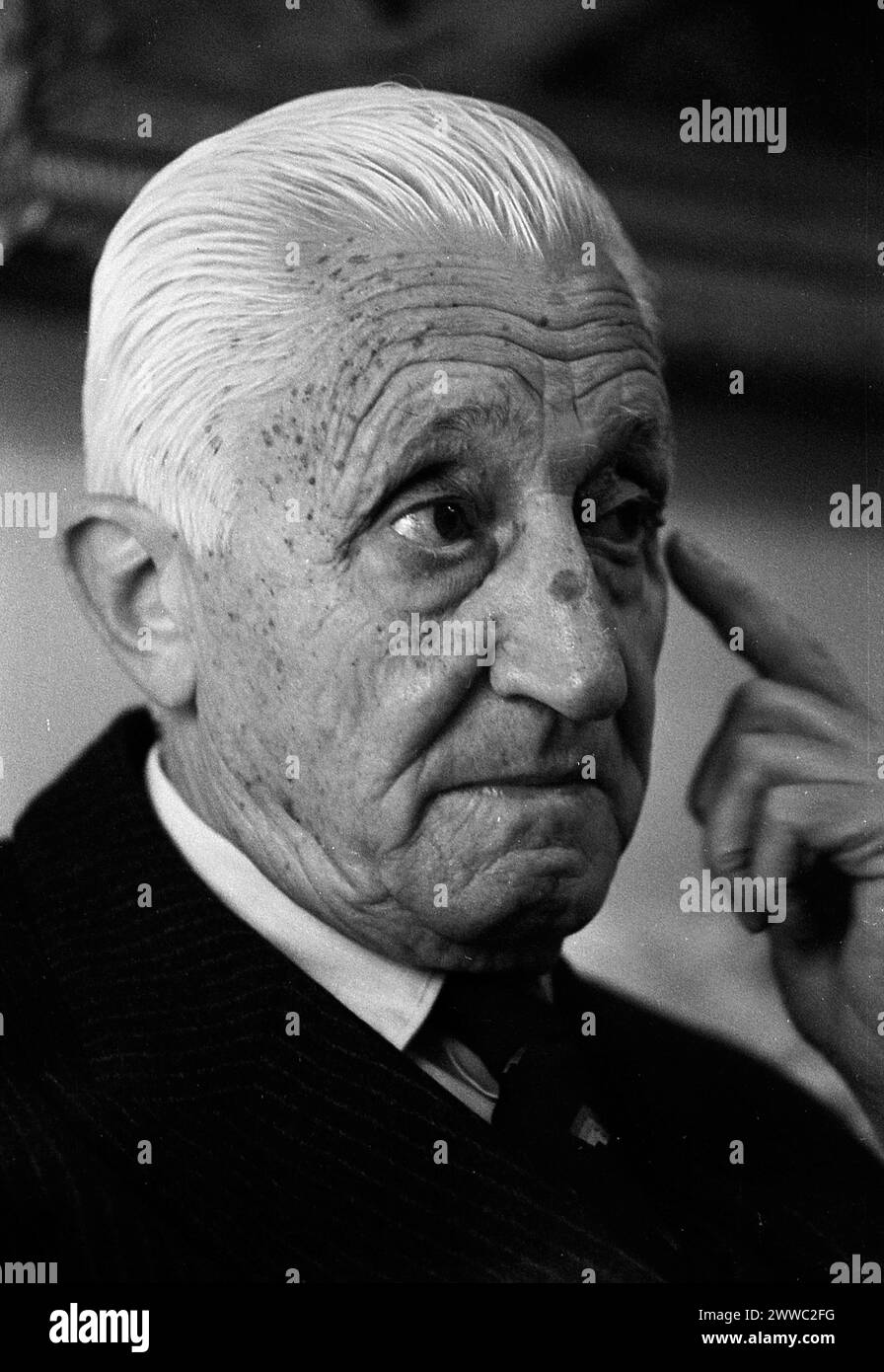 Argentine politician and former president Arturo Umberto Illia (1900 ...