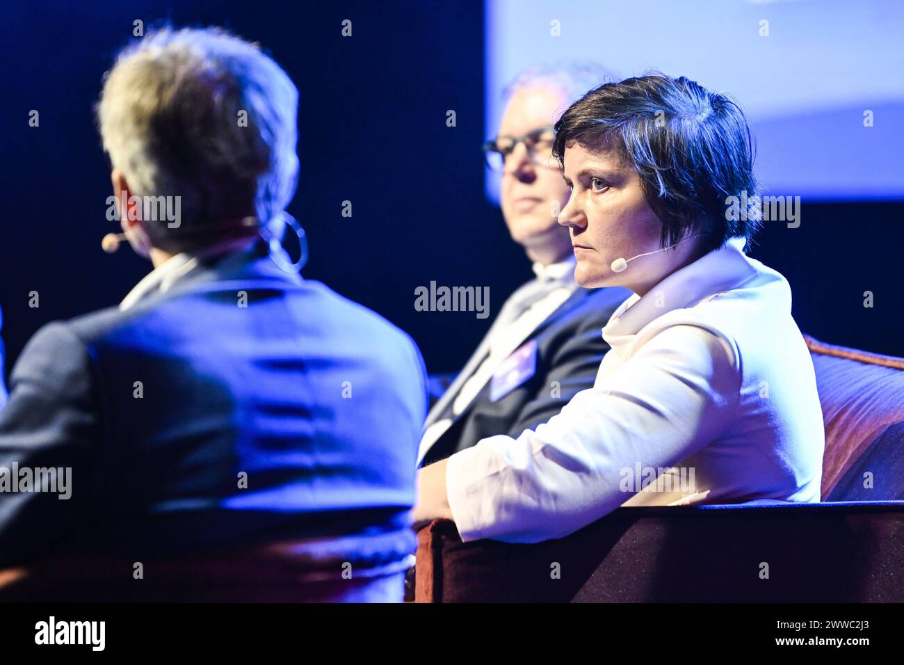 Antwerp, Belgium. 23rd Mar, 2024. Veronique Hoflack, President of ...