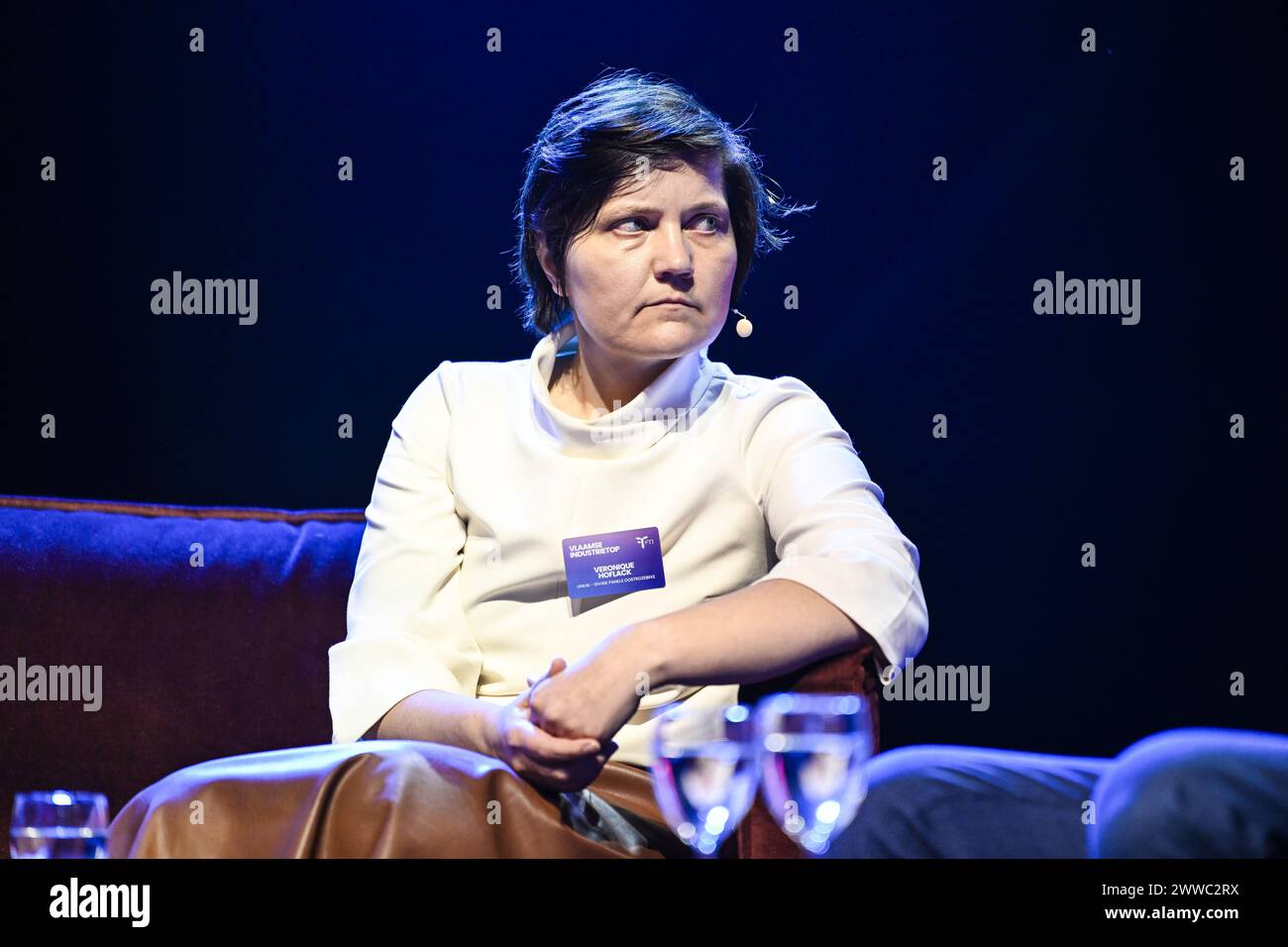 Antwerp, Belgium. 23rd Mar, 2024. Veronique Hoflack, President of ...