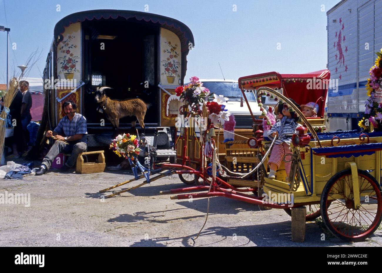 Gypsy Pilgrimage: artisanal production of wicker baskets. Les Saintes ...