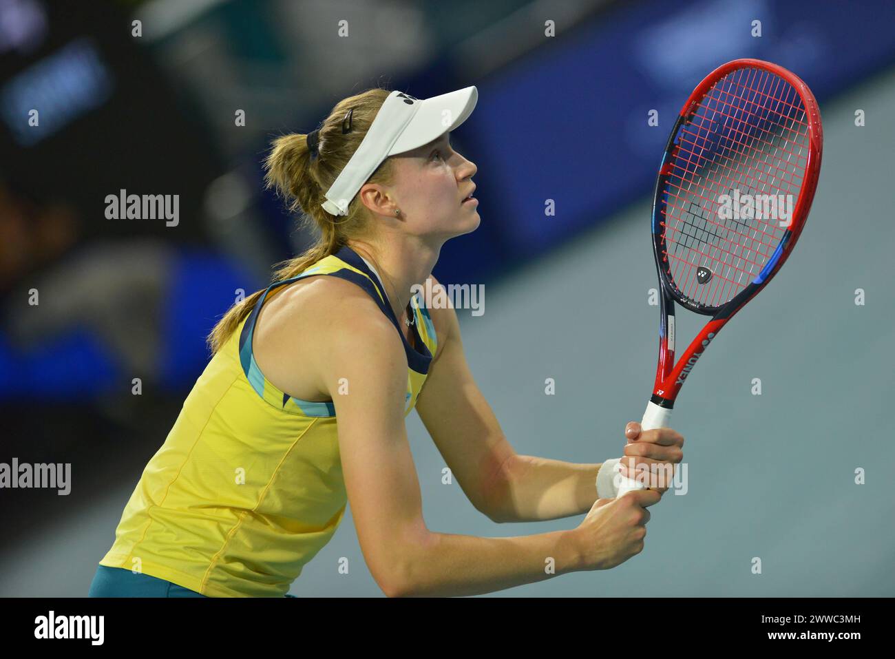 Miami Gardens, USA. 21st Mar, 2024. MIAMI GARDENS, FLORIDA - MARCH 21: Elena Rybakina ...