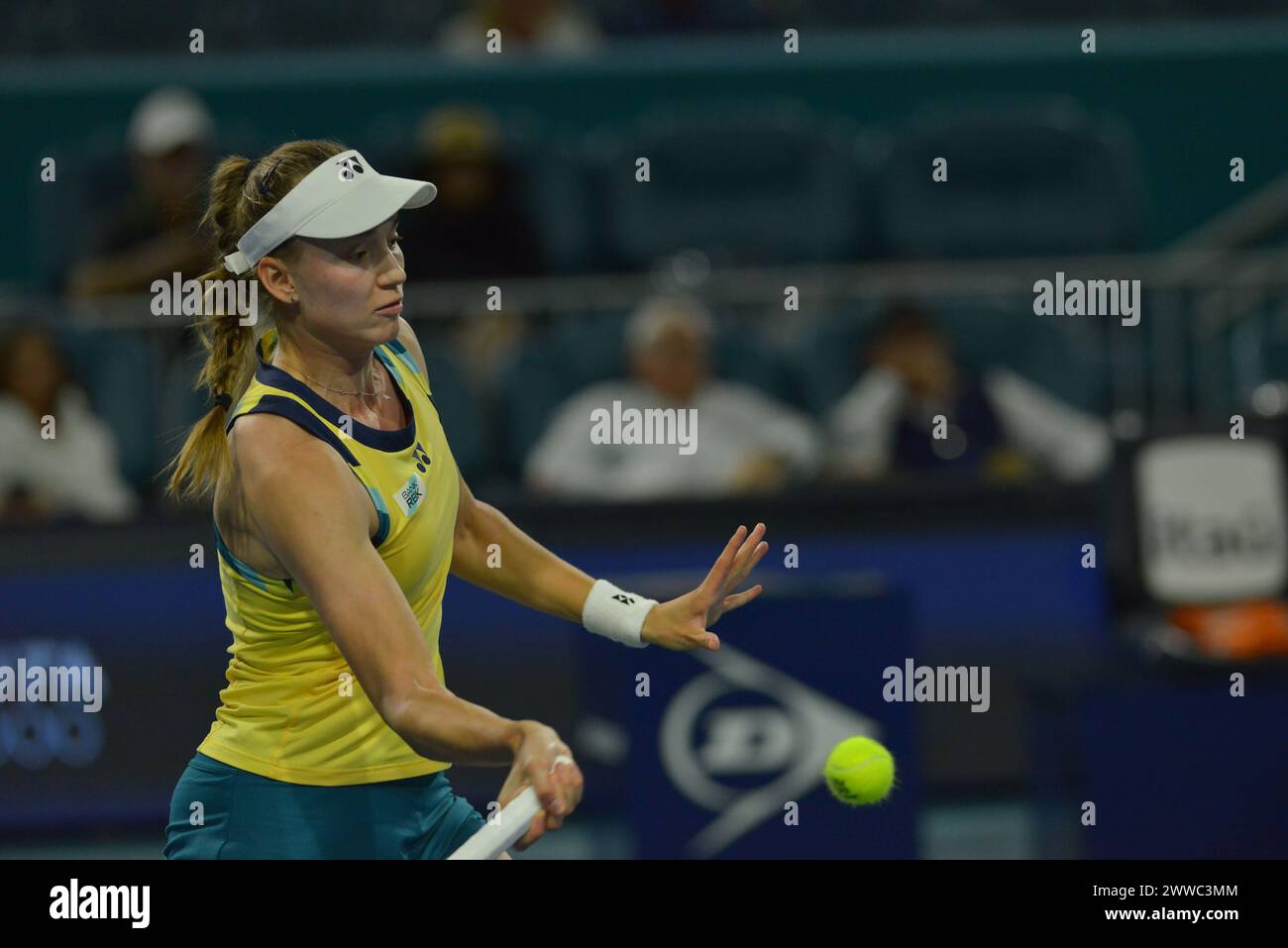 Miami Gardens, USA. 21st Mar, 2024. MIAMI GARDENS, FLORIDA - MARCH 21: Elena Rybakina ...