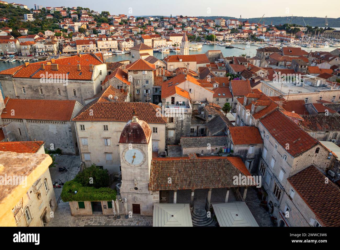 Croatia, Split-Dalmatia County, Trogir, Saint Sebastians Church and ...