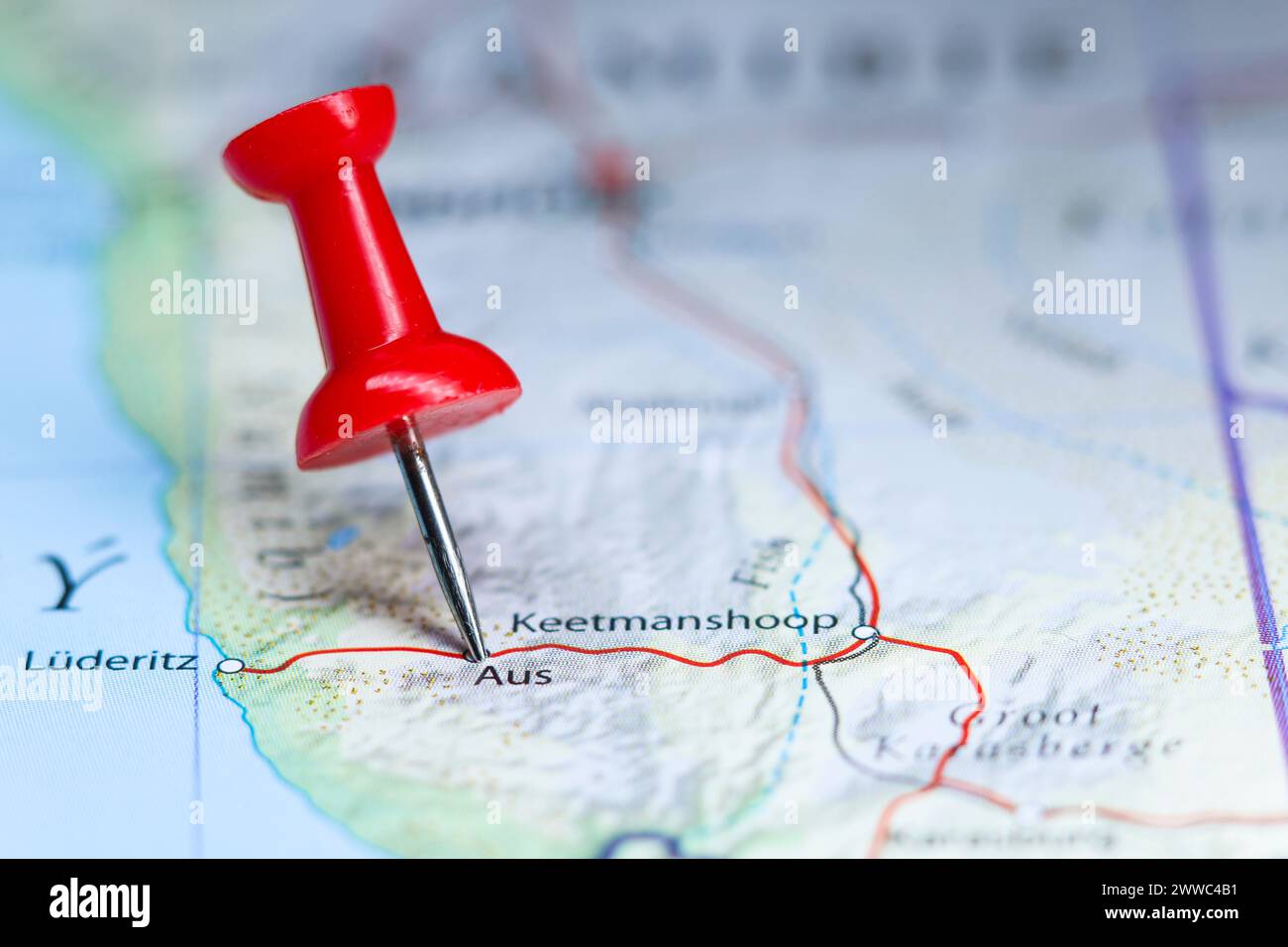Map of aus hi-res stock photography and images - Alamy