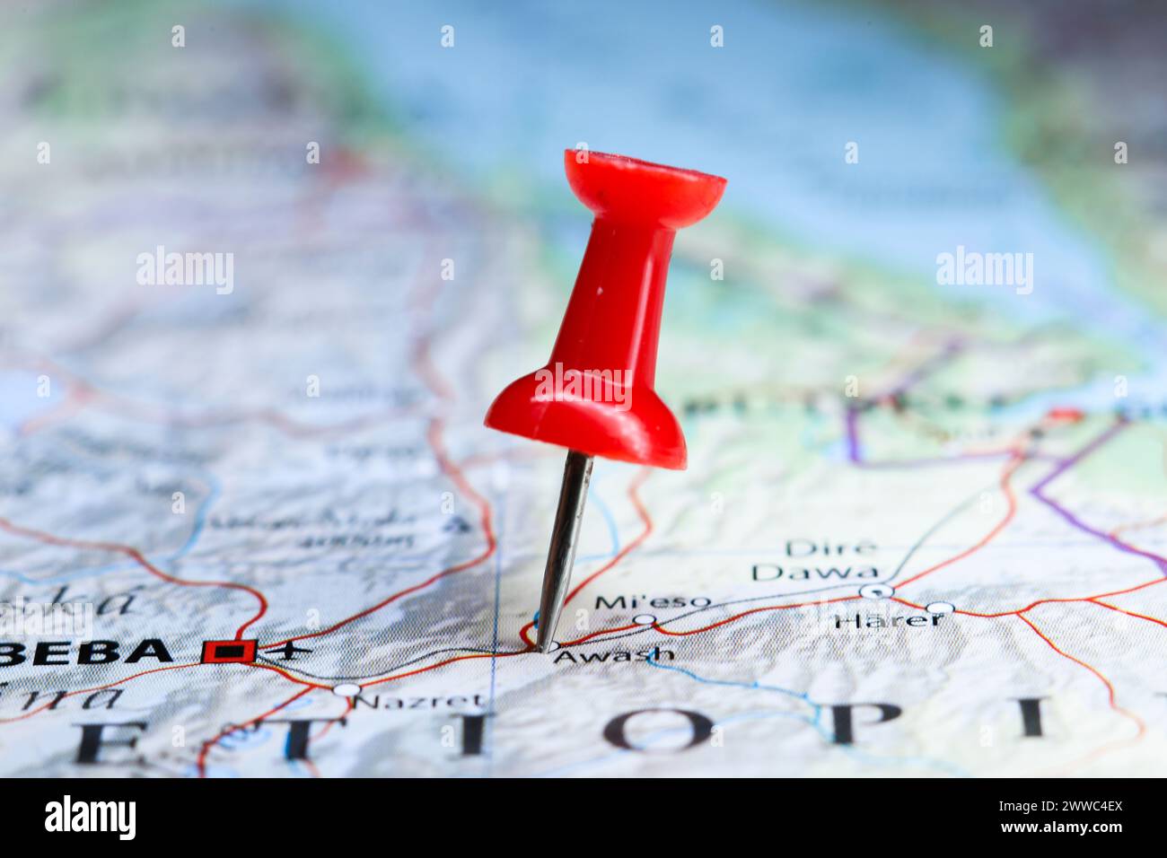 Etiopia map hi-res stock photography and images - Alamy
