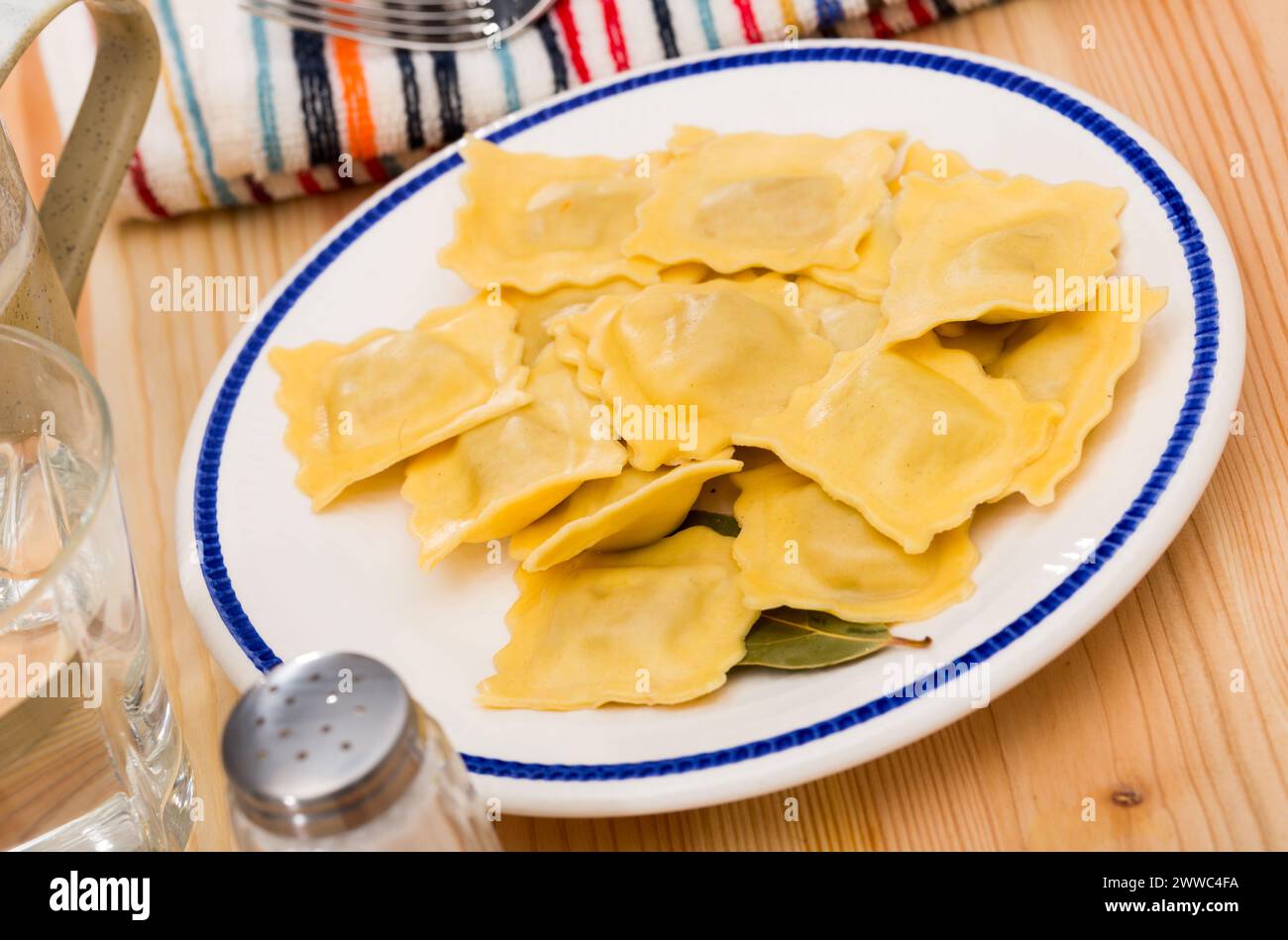Traditional Italian ravioli Stock Photo - Alamy