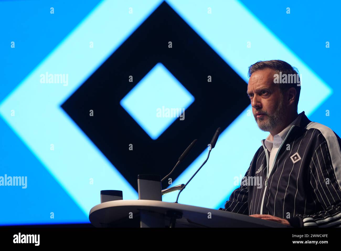 Hamburg, Germany. 23rd Mar, 2024. Soccer: Bundesliga 2, Extraordinary ...