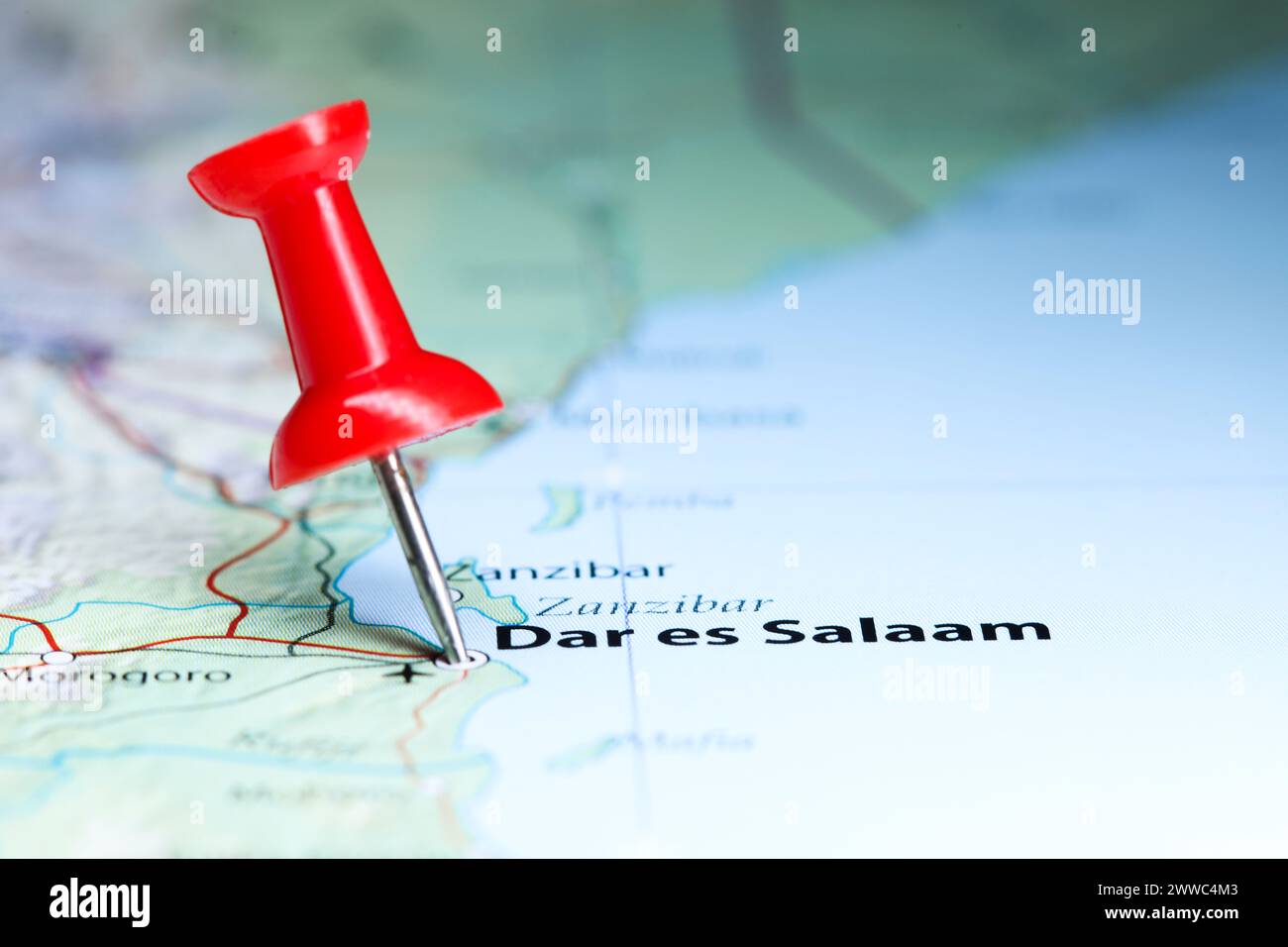 Dar es salaam map hi-res stock photography and images - Alamy