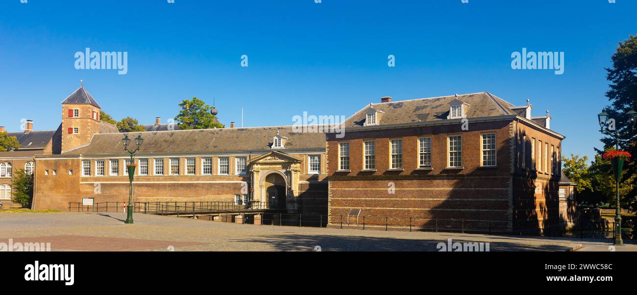 Summer landscape with a view of Breda Castle Stock Photo - Alamy