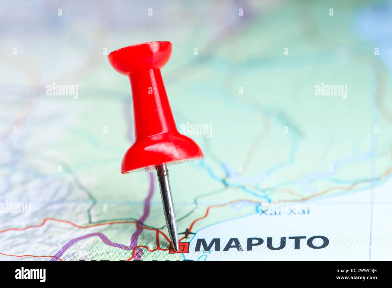 Map of maputo hi-res stock photography and images - Alamy