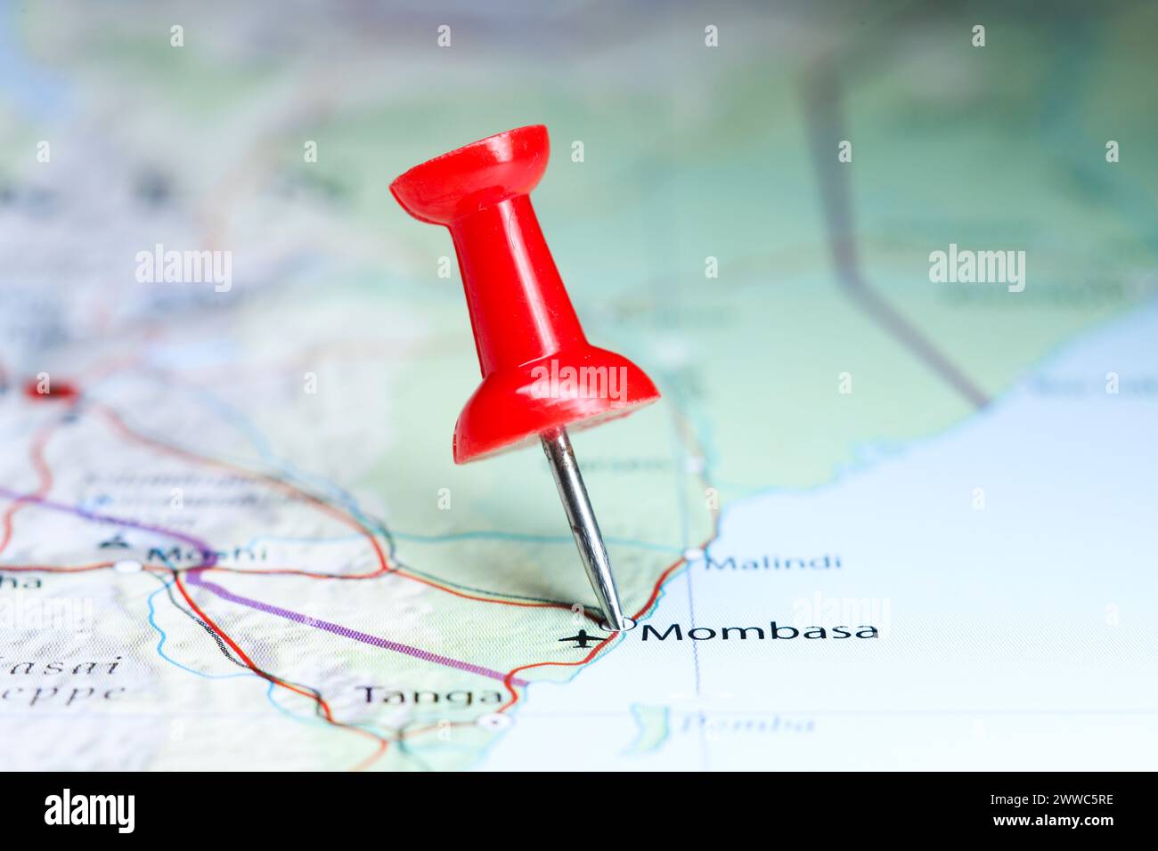 Map of mombasa hi-res stock photography and images - Alamy