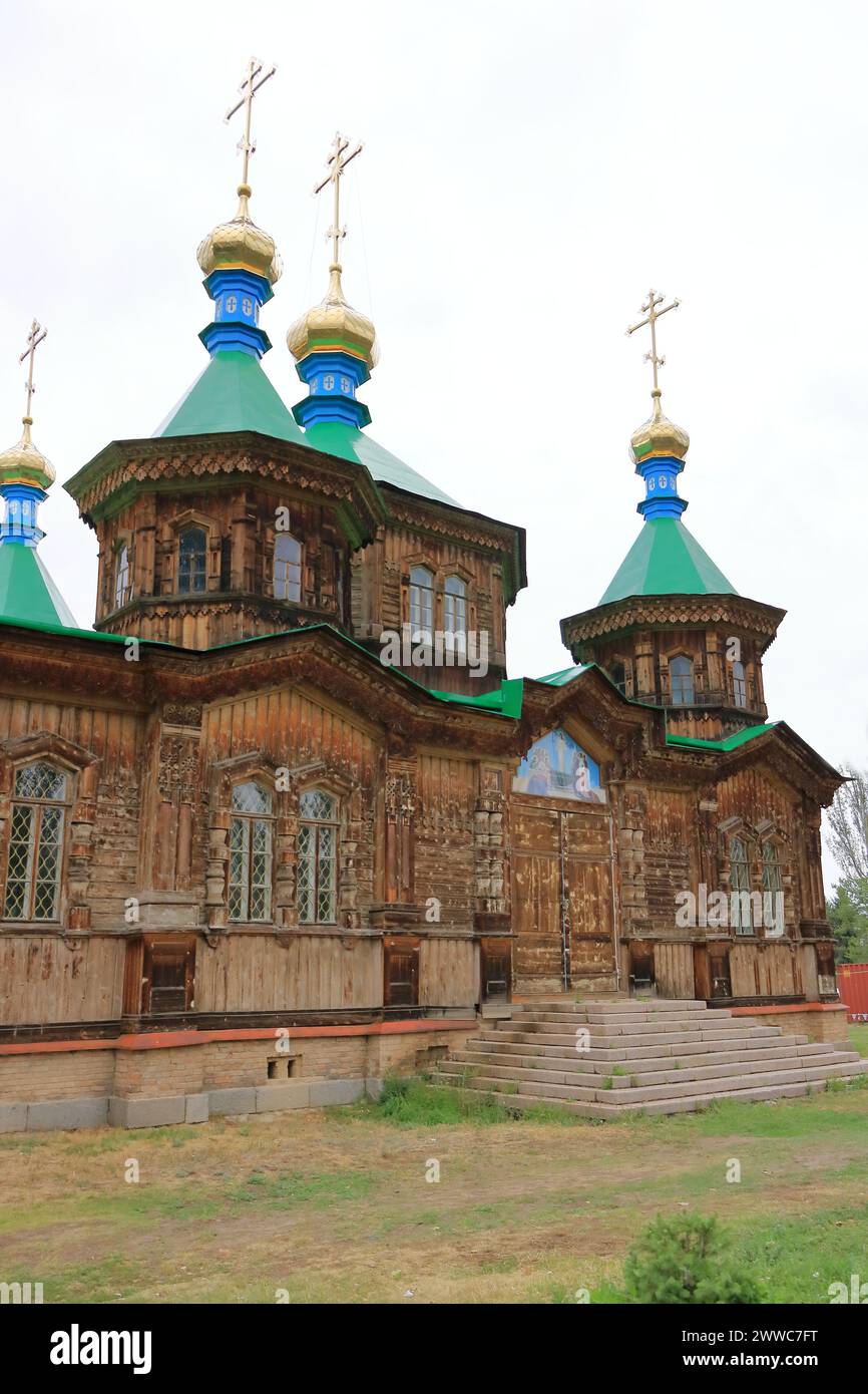 the Christian church in Karakol Kyrgyzstan Stock Photo - Alamy