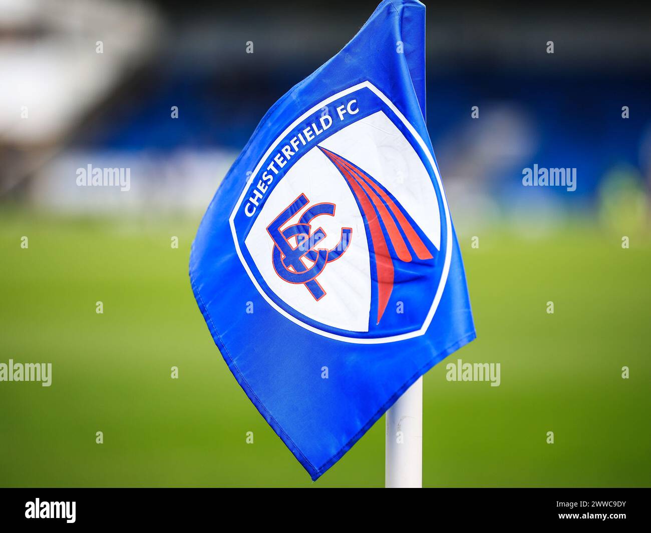 Chesterfield, UK. 23rd Mar, 2024. A general view of a SMH Group Stadium ...