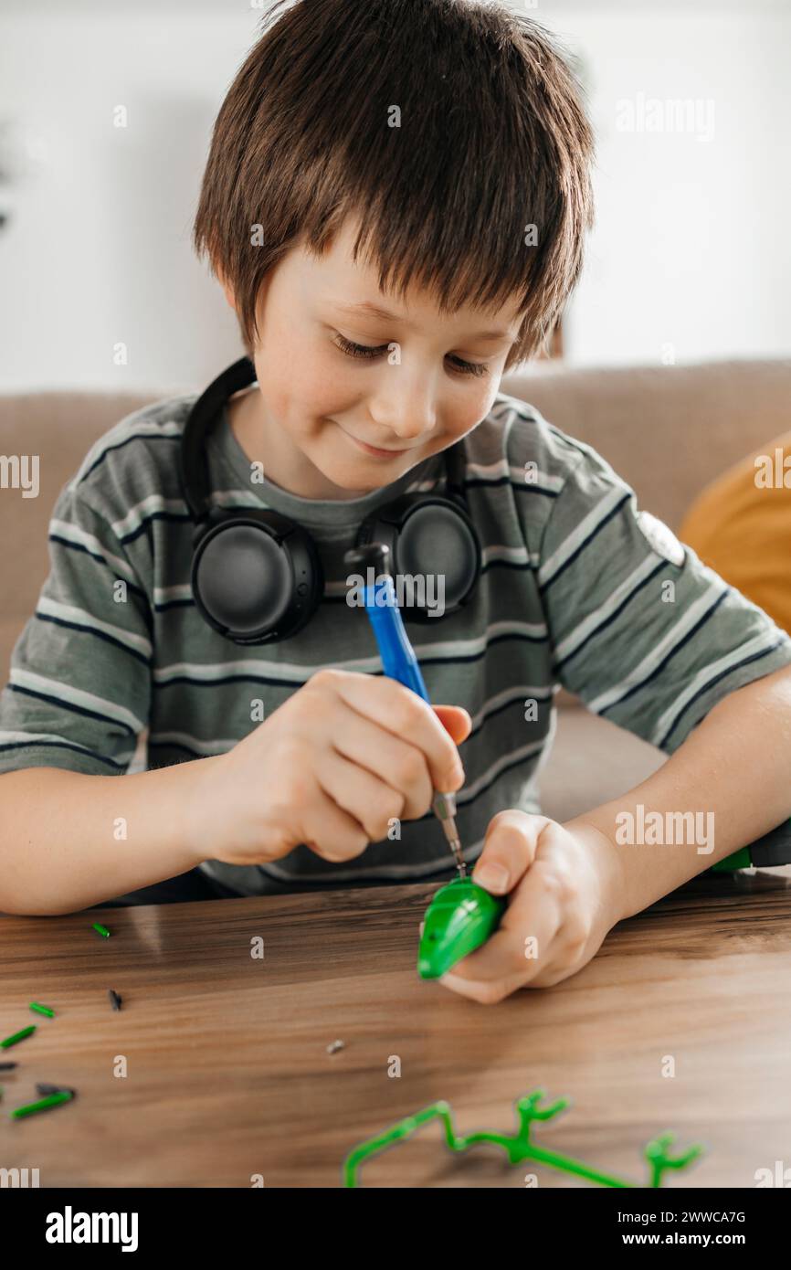 Childhood smiling communication toy hi-res stock photography and images ...