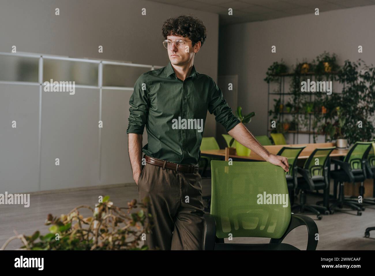 Standing up from chair hi-res stock photography and images - Alamy