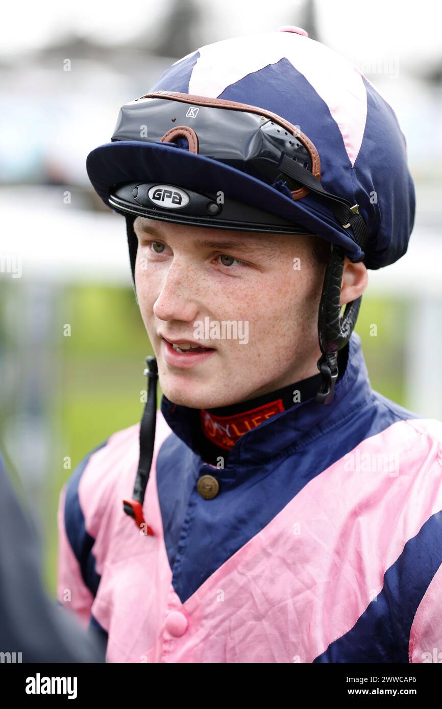 Jockey Rhys Clutterbuck at Doncaster Racecourse. Picture date: Saturday ...