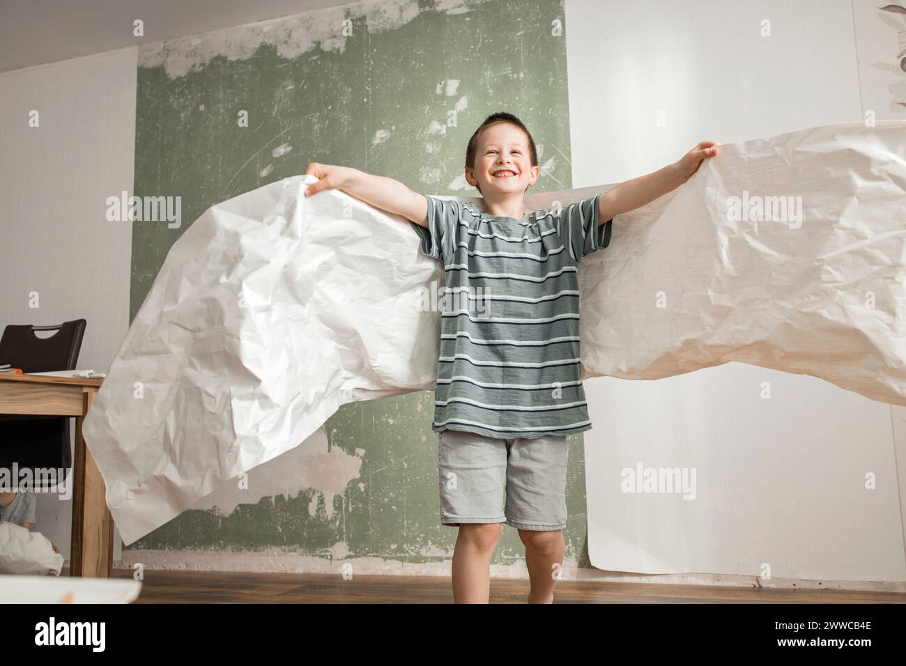 Boy angel wings on hi-res stock photography and images - Alamy